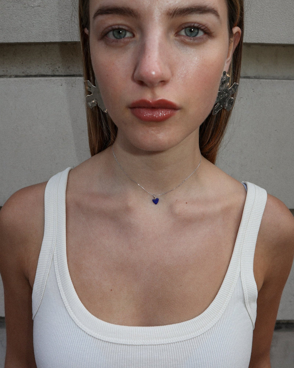 'Andie' Tiny Heart Charm Necklace – LINES AND CURRENT