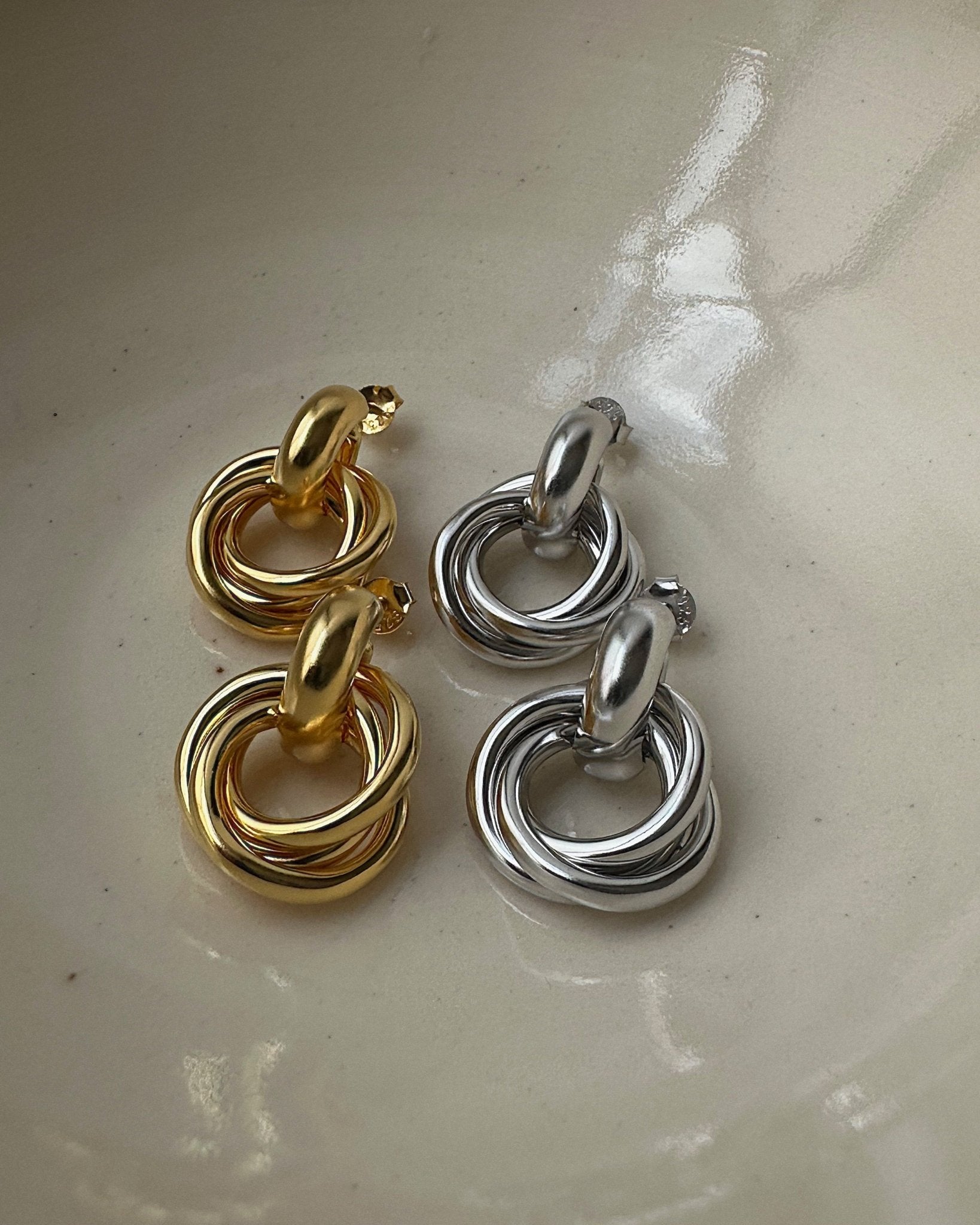 Earrings – Lines & Current