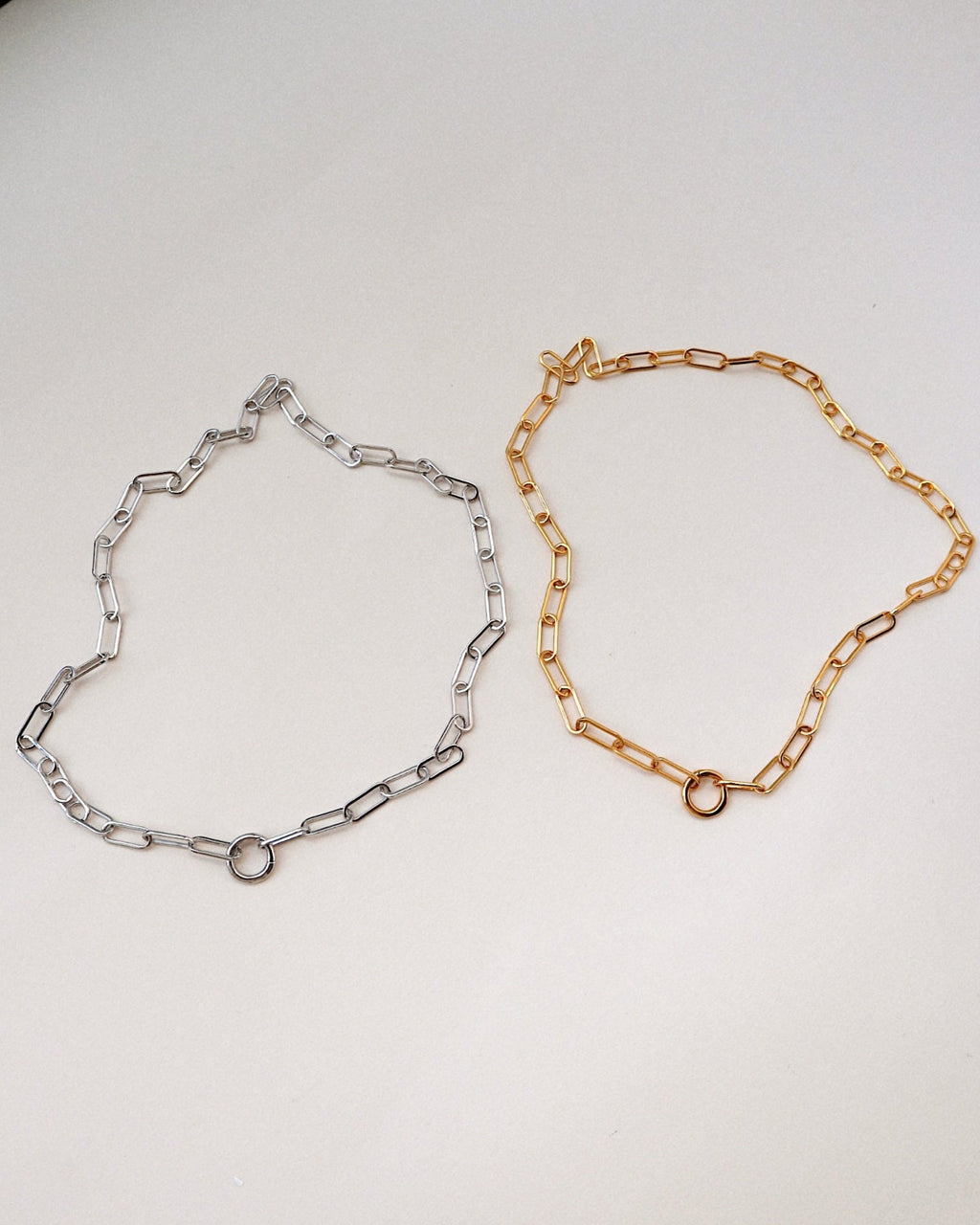 'Paloma' Paper Clip Chain – Lines & Current