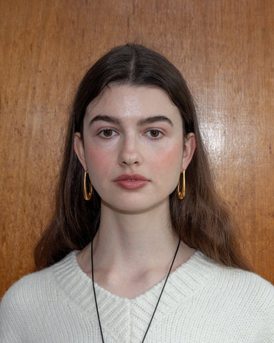 'Rekki' Long Rectangle Hoops – LINES AND CURRENT