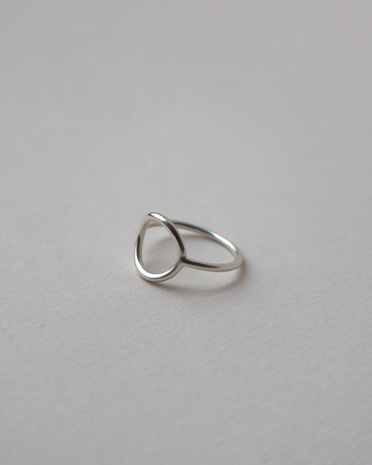 Open Circle Ring Minimal Sterling Silver | 'Oda' Handmade by L&C ...