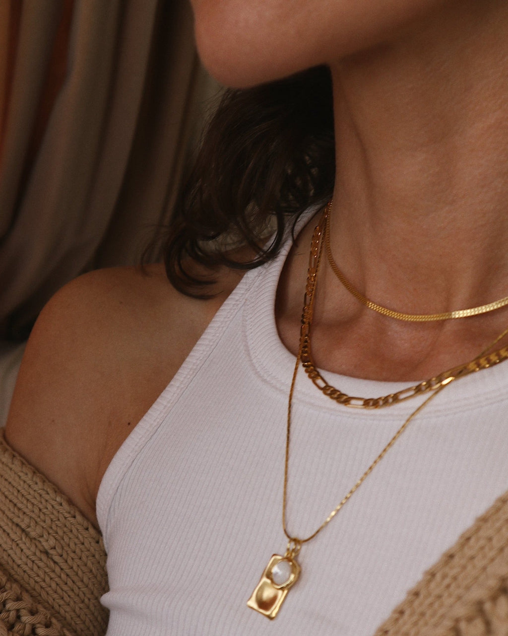 Double Box Choker Chain – LINES AND CURRENT